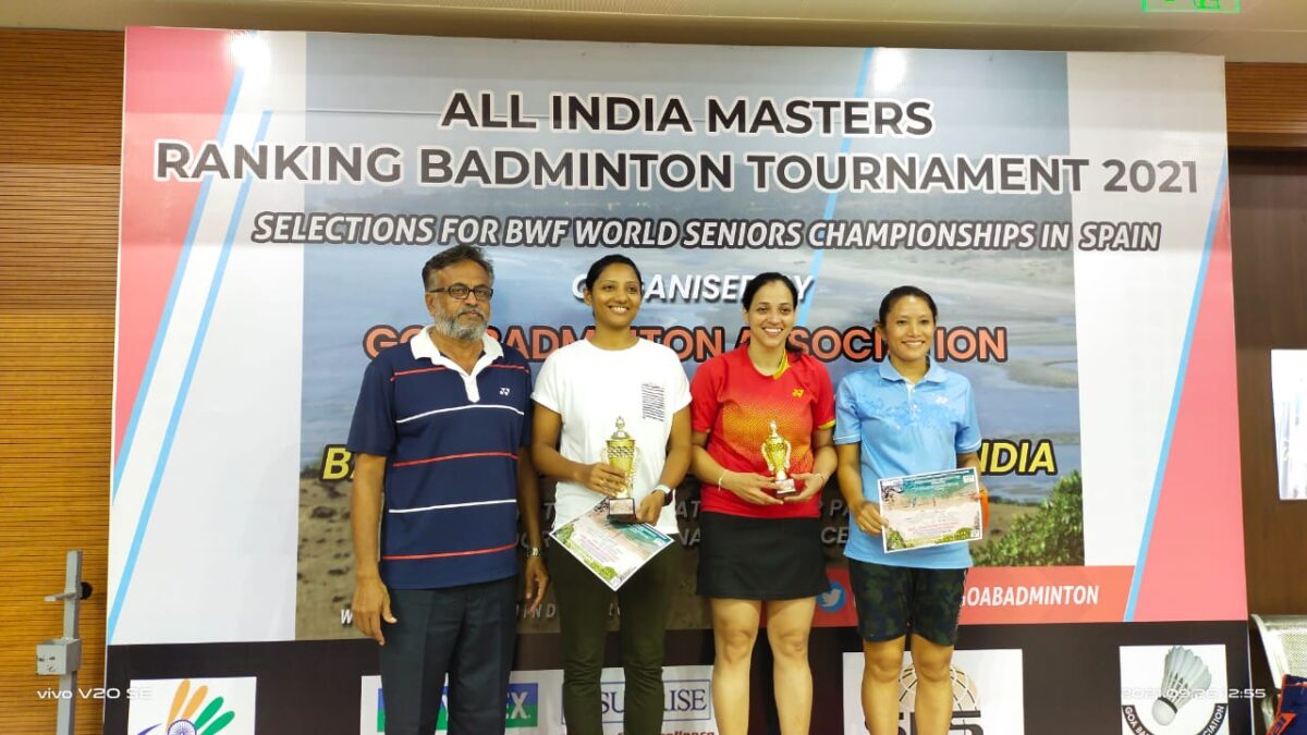 Goa's Sandhya, Ayoob, Leena, excel in b'ton - Goemkarponn - Goa News