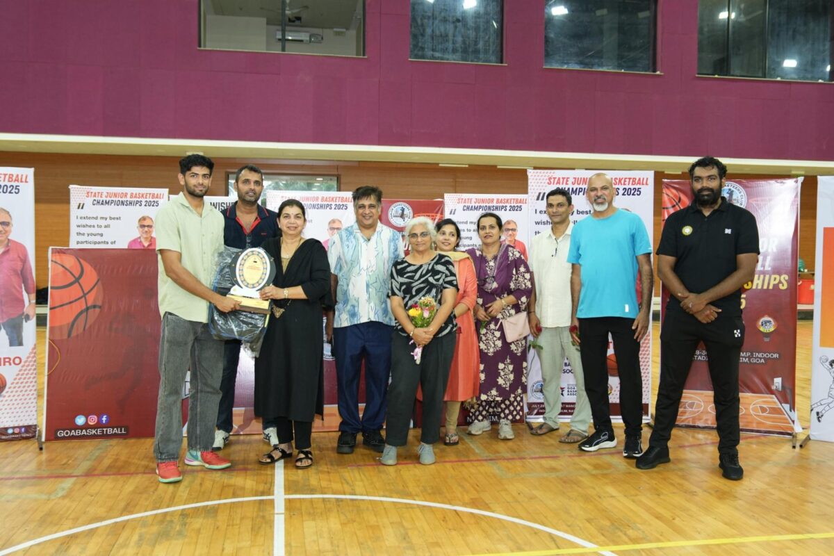 Goa Basketball Association Felicitates Pratima Dhond and Jeshua Pinto ...
